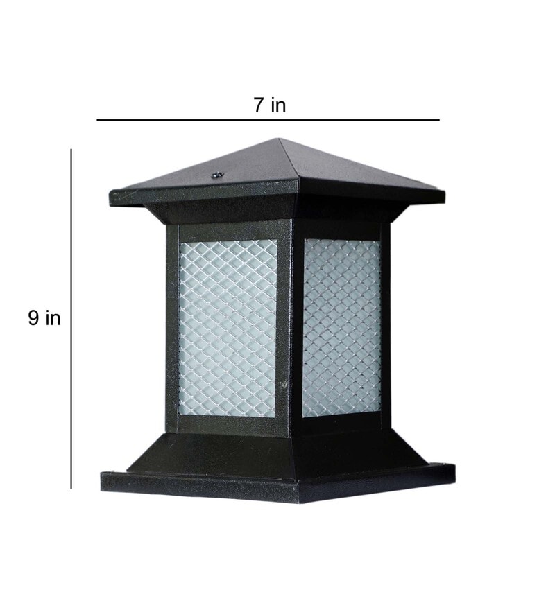 Buy Black Iron Gate Light by Eliante by Jainsons Lights Online - Gate ...