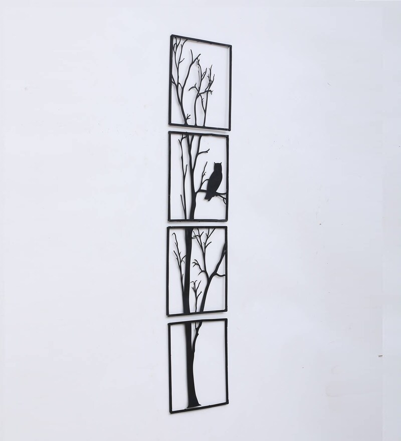 Buy Black Iron Tree Metal Wall Art By Desert Oak Online - Floral Metal ...