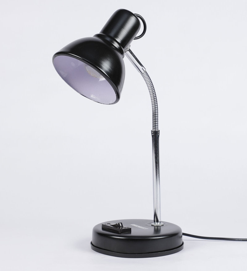 Buy Zeynep Black Study Lamp With Metal Base By Tu Casa Online - Work ...