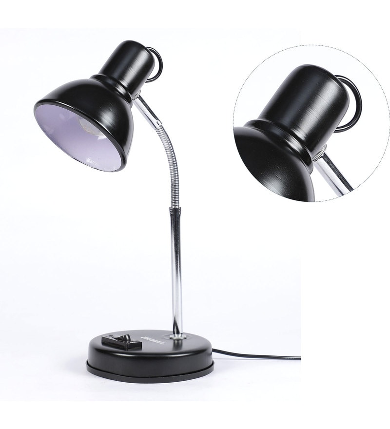 Buy Zeynep Black Study Lamp With Metal Base By Tu Casa Online - Work ...