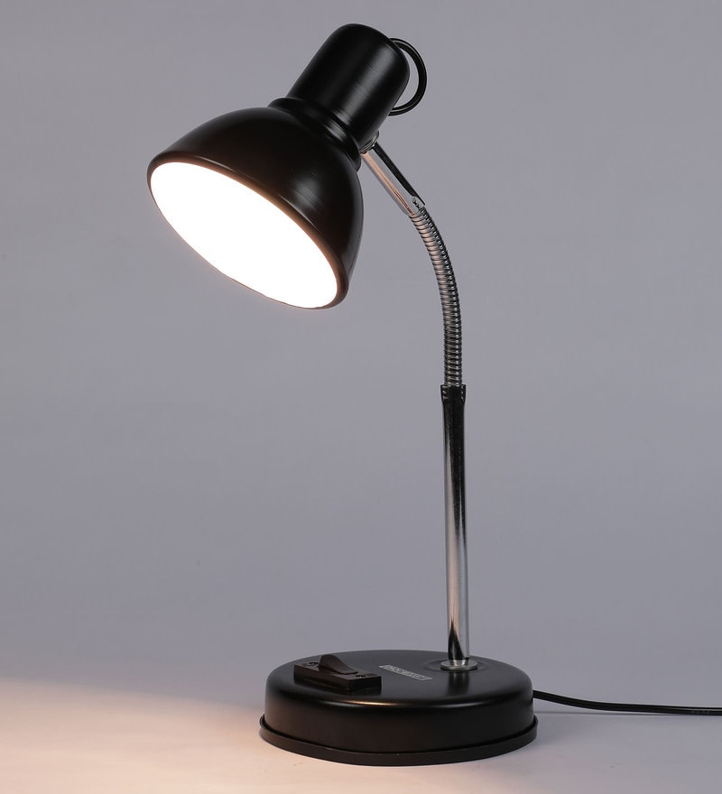 Buy Zeynep Black Study Lamp With Metal Base By Tu Casa Online - Work ...