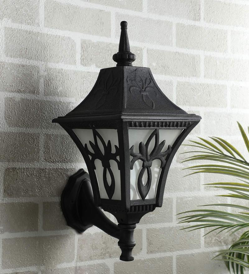 Buy Exterior Black Metal Outdoor Wall Light By Superscape Outdoor ...