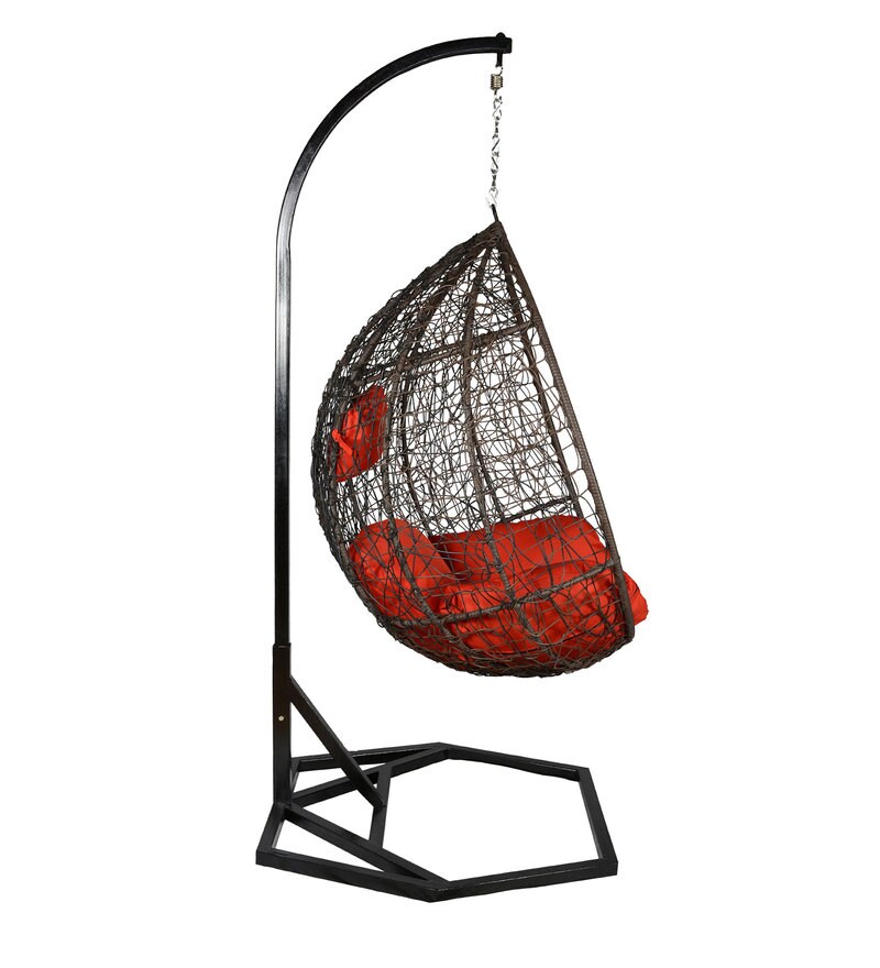Buy Blok Swing in Brown & Black Colour by Outkraft Online - Swings ...