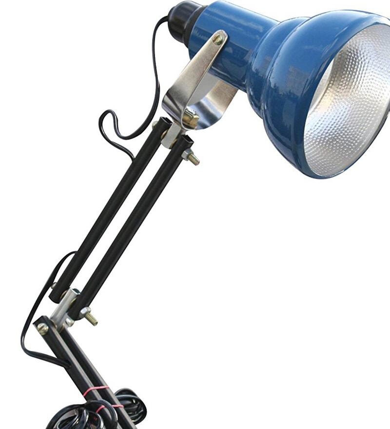 Buy Felicity Blue Adjustable Study Lamp With Aluminium Base By ...
