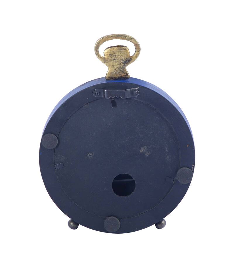 Buy Blue MDF Wall Clocks by Aapno Rajasthan Online - Modern Wall Clocks ...