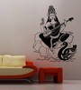 Buy Black PVC Vinyl Maa Saraswati Wall Sticker by Print Mantras Online ...