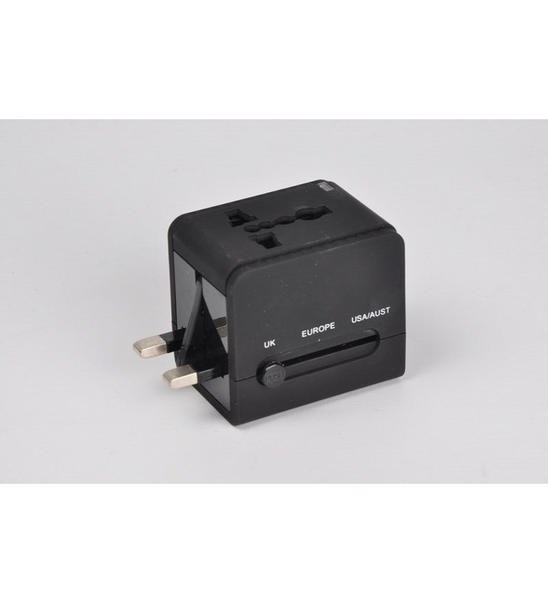 Buy BMS Black 5.1 x 1.9 x 3.9 Inch Travel Adaptor Online - Multiplug ...