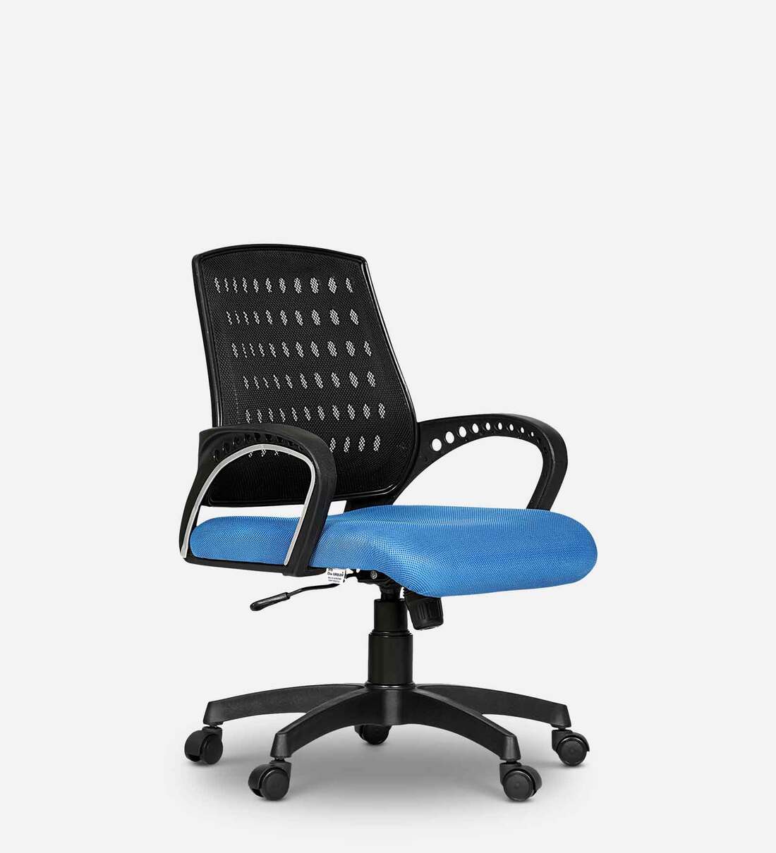 Buy Boom Ergonomic Chair In Blue Colour By Da Urban Online - Mid Back ...