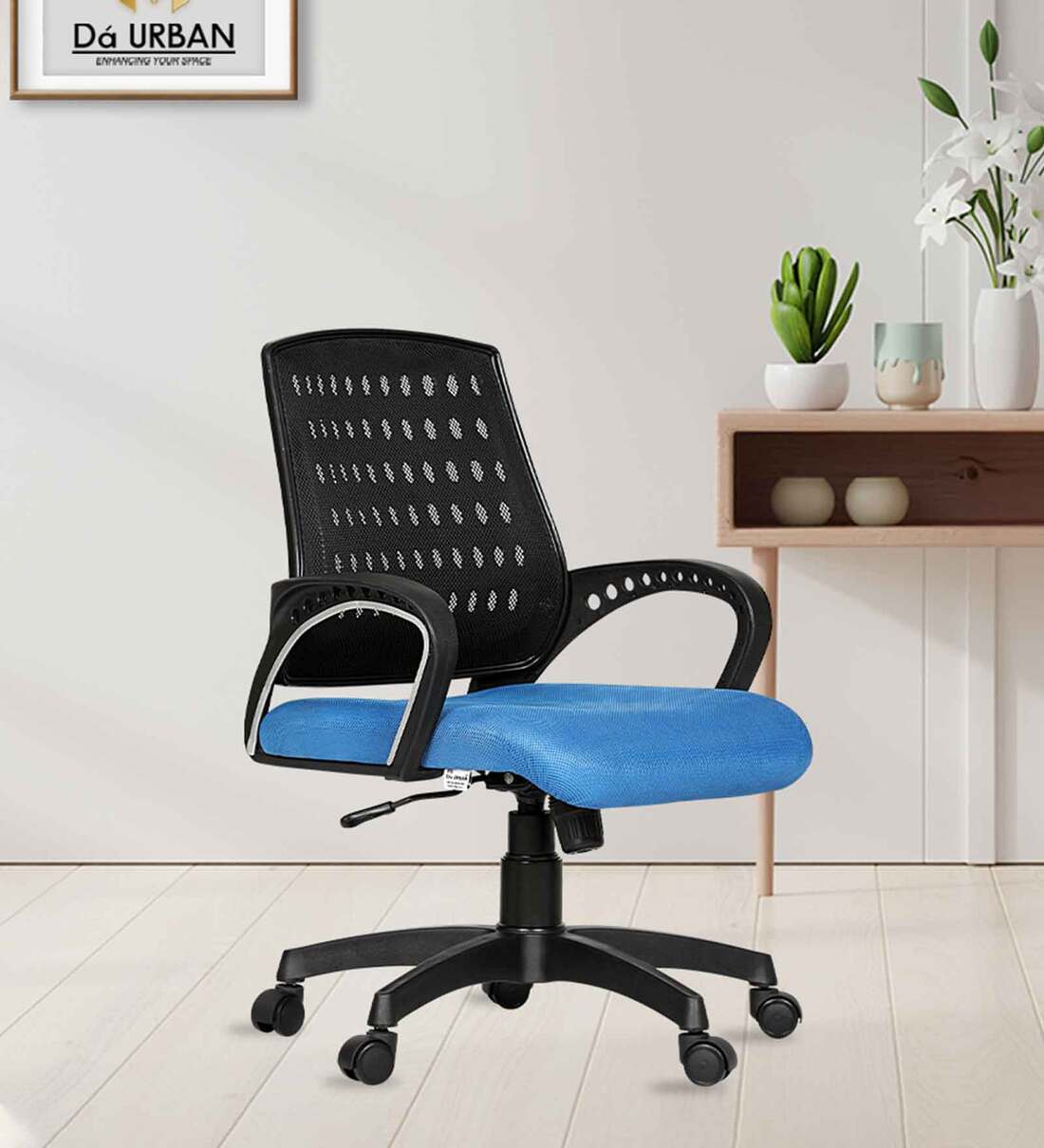 Buy Boom Ergonomic Chair In Blue Colour at 50% OFF by Da Urban | Pepperfry
