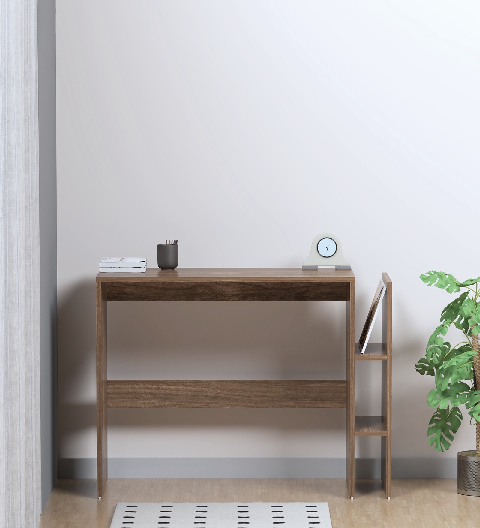 Buy Board Study Table in Dark Oak Finish at 4% OFF by Carbon 14 | Pepperfry