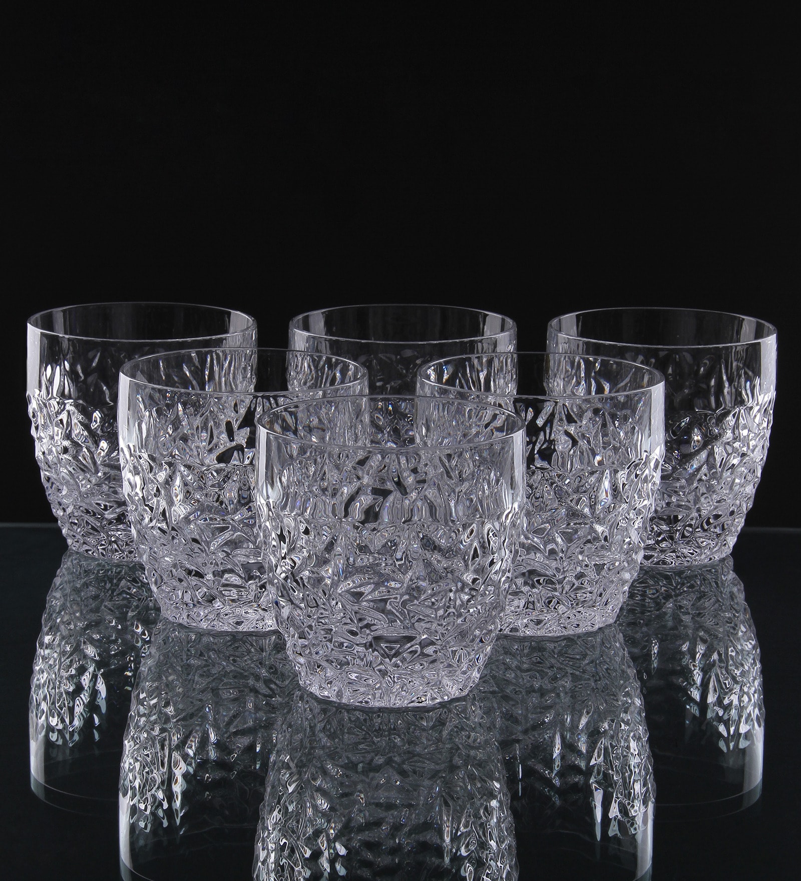 Buy Bohemia Crystal Nicolette 300 ML Whisky Tumbler Glasses - Set of 6 ...
