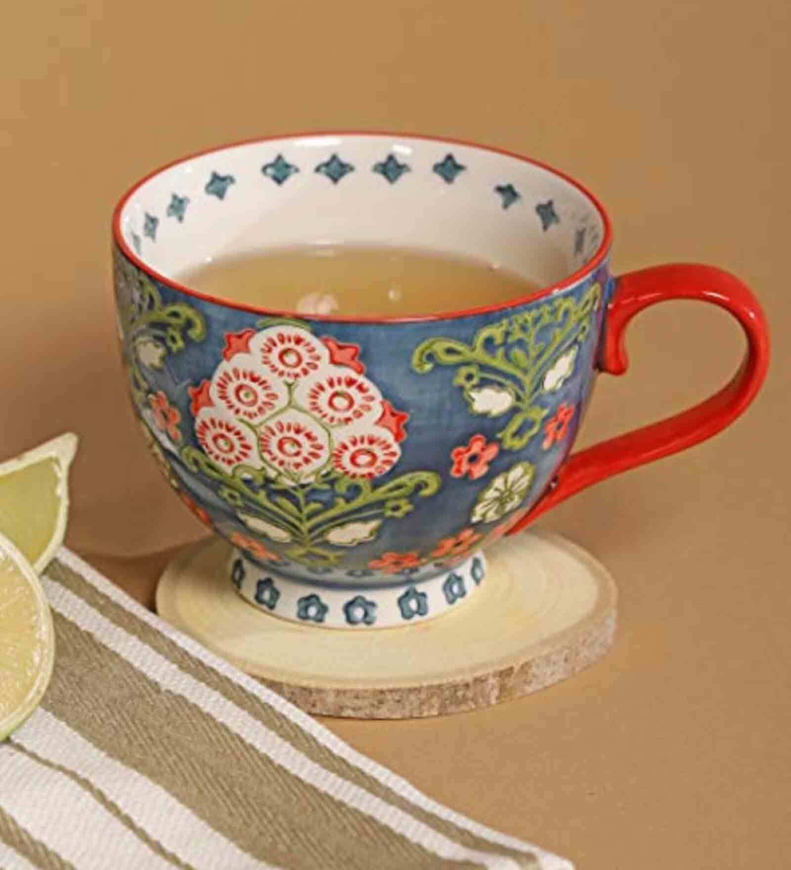 Buy Boho Spirit 200ml Green Tea Cup at 14% OFF by Chumbak | Pepperfry