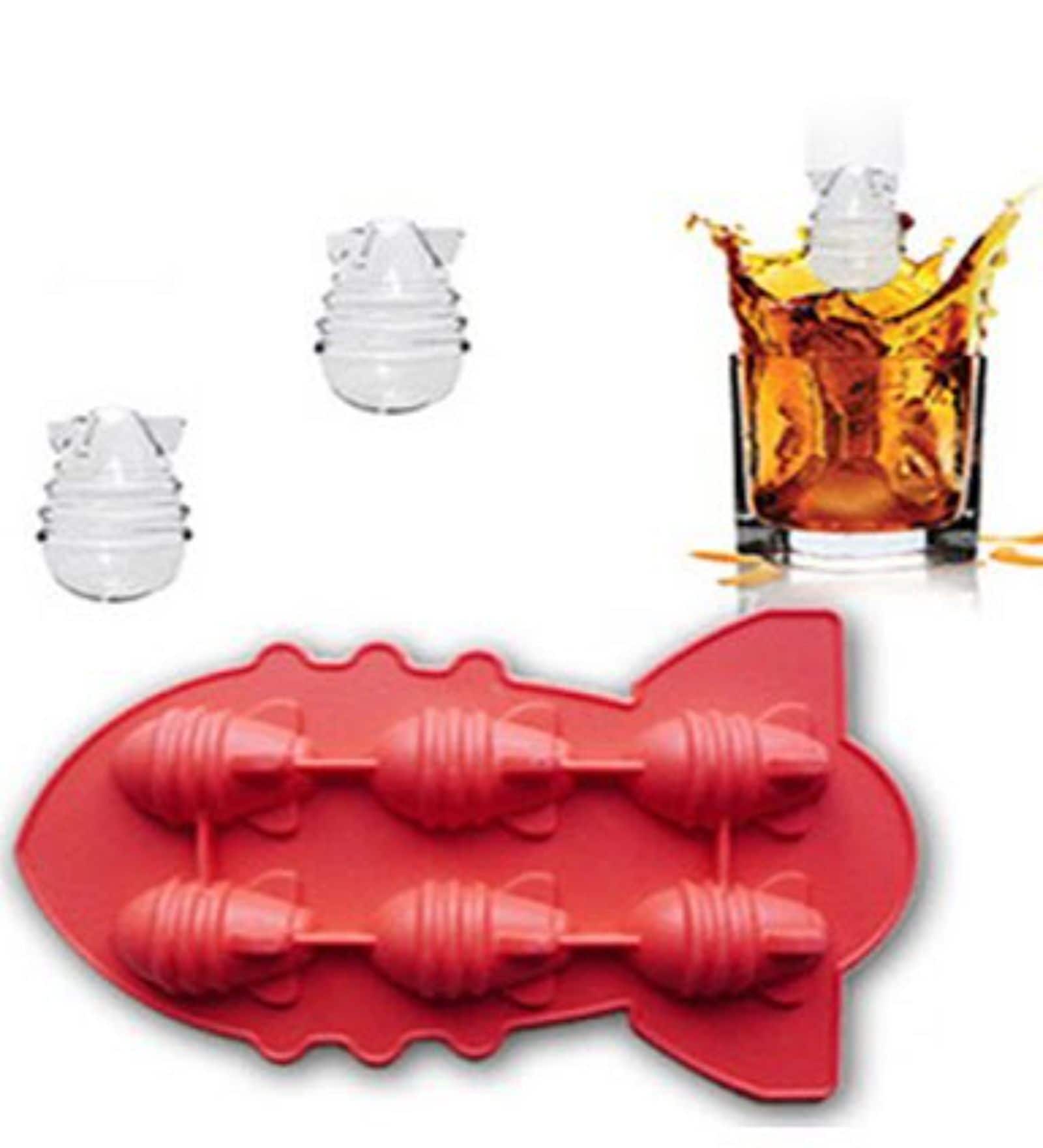 Buy Bomb Red Silicone Ice Tray at 53% OFF by The Quirk Box | Pepperfry