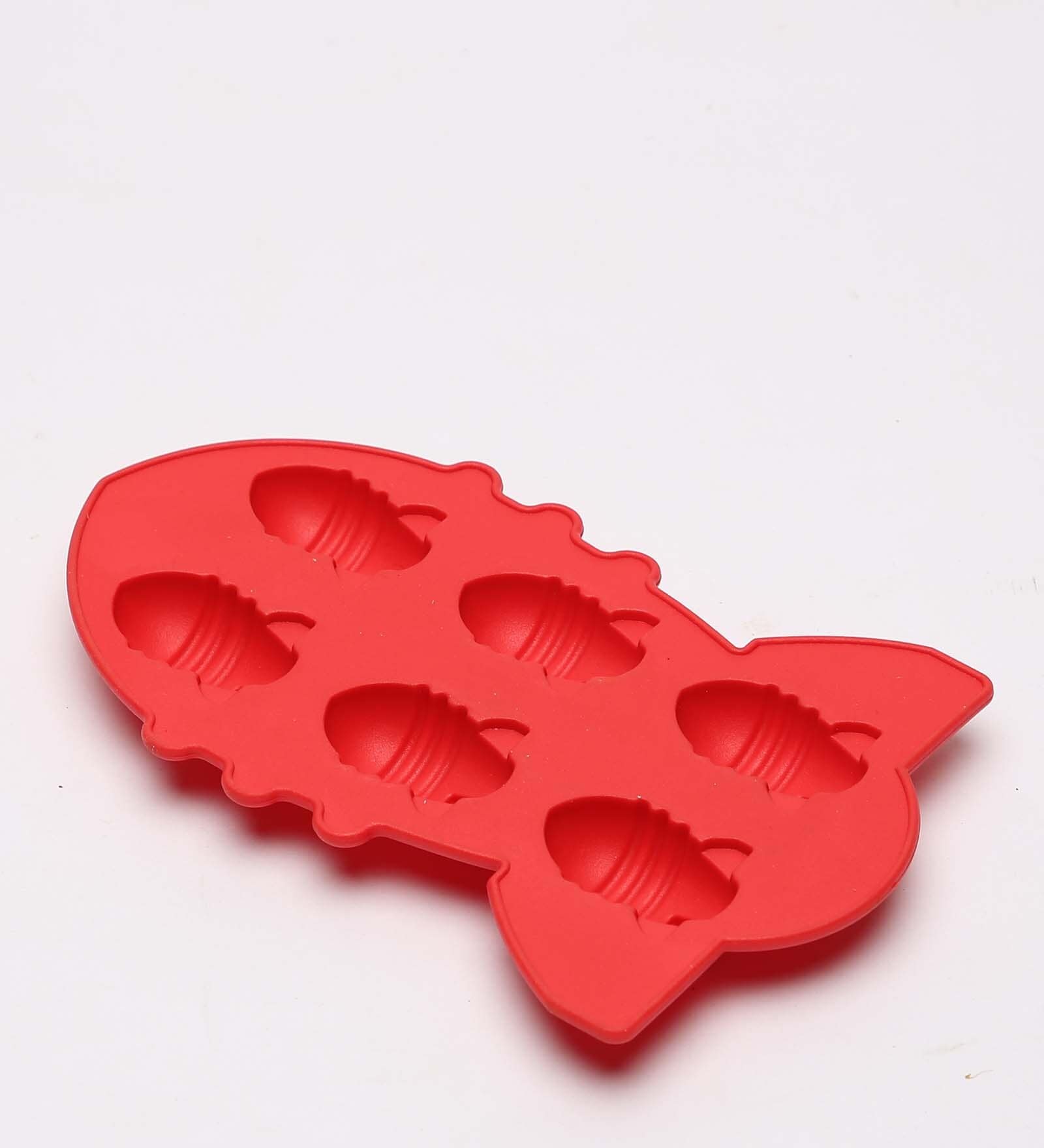 Buy Bomb Red Silicone Ice Tray at 52% OFF by The Quirk Box | Pepperfry