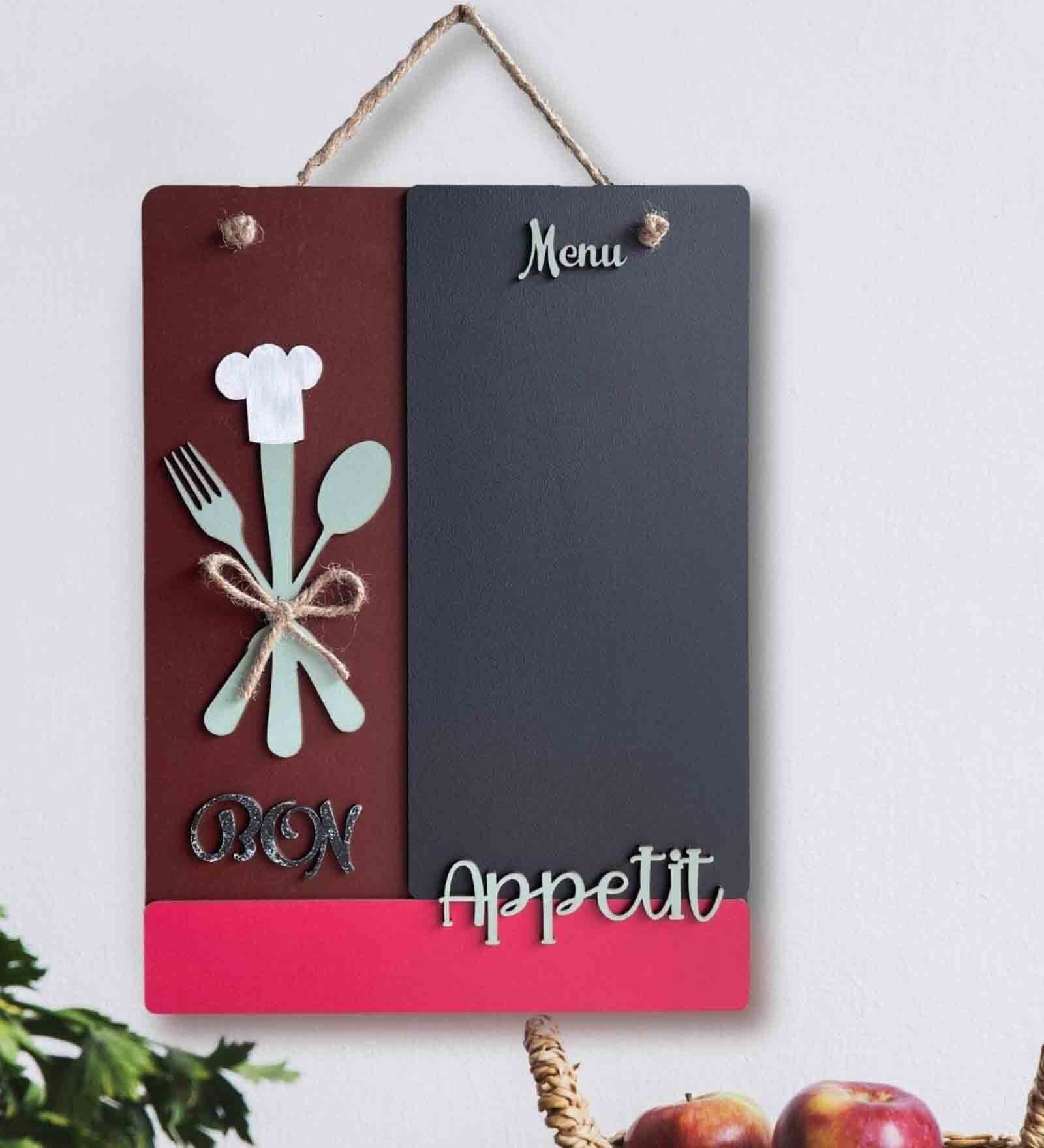 Buy Bon Appetite Multicolor Wooden Wall Art at 44% OFF by Chalk My ...