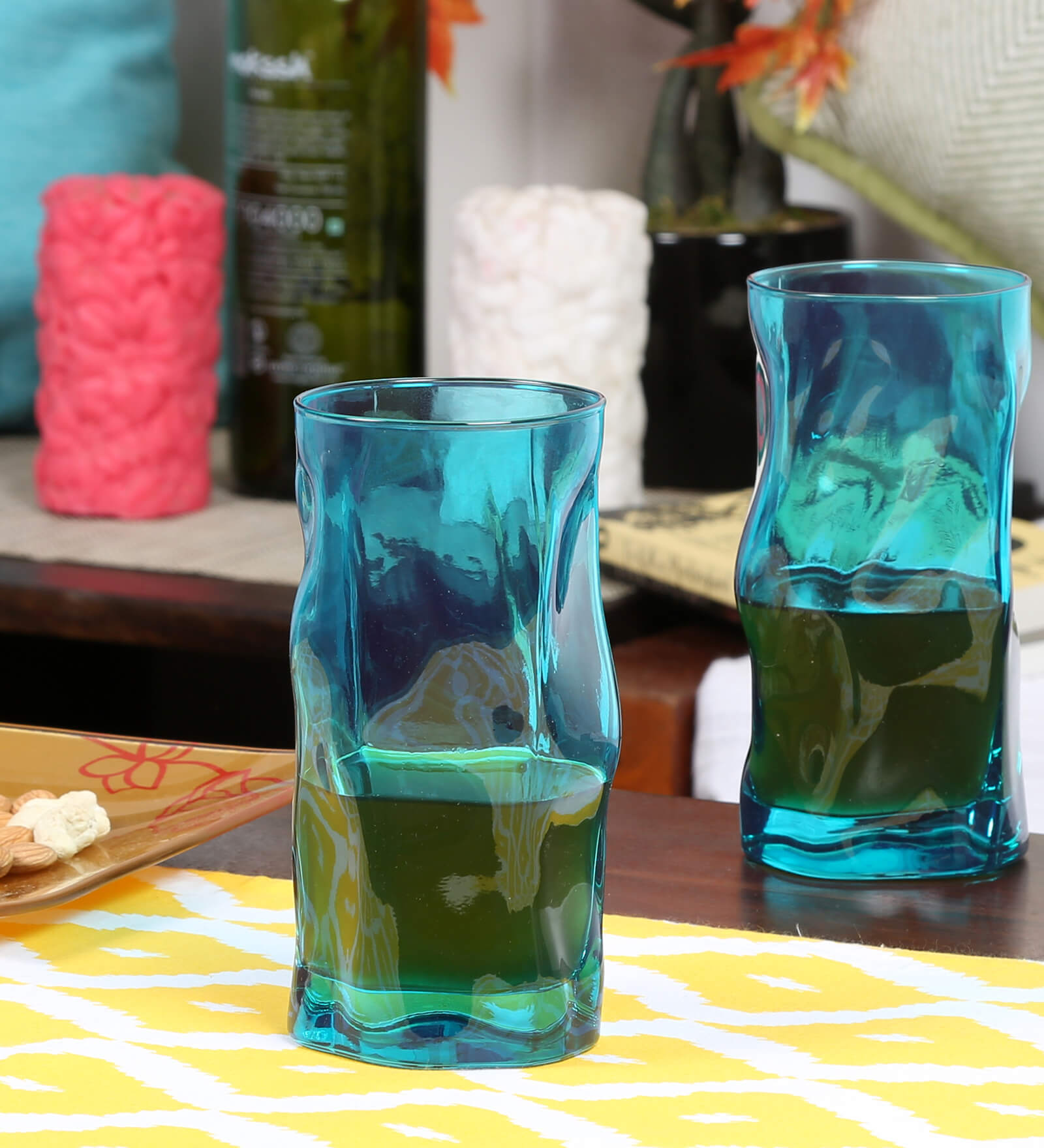 Buy Bormioli Rocco Sorgente Cooler 450 ML Sky Blue Azzurro Whisky ...