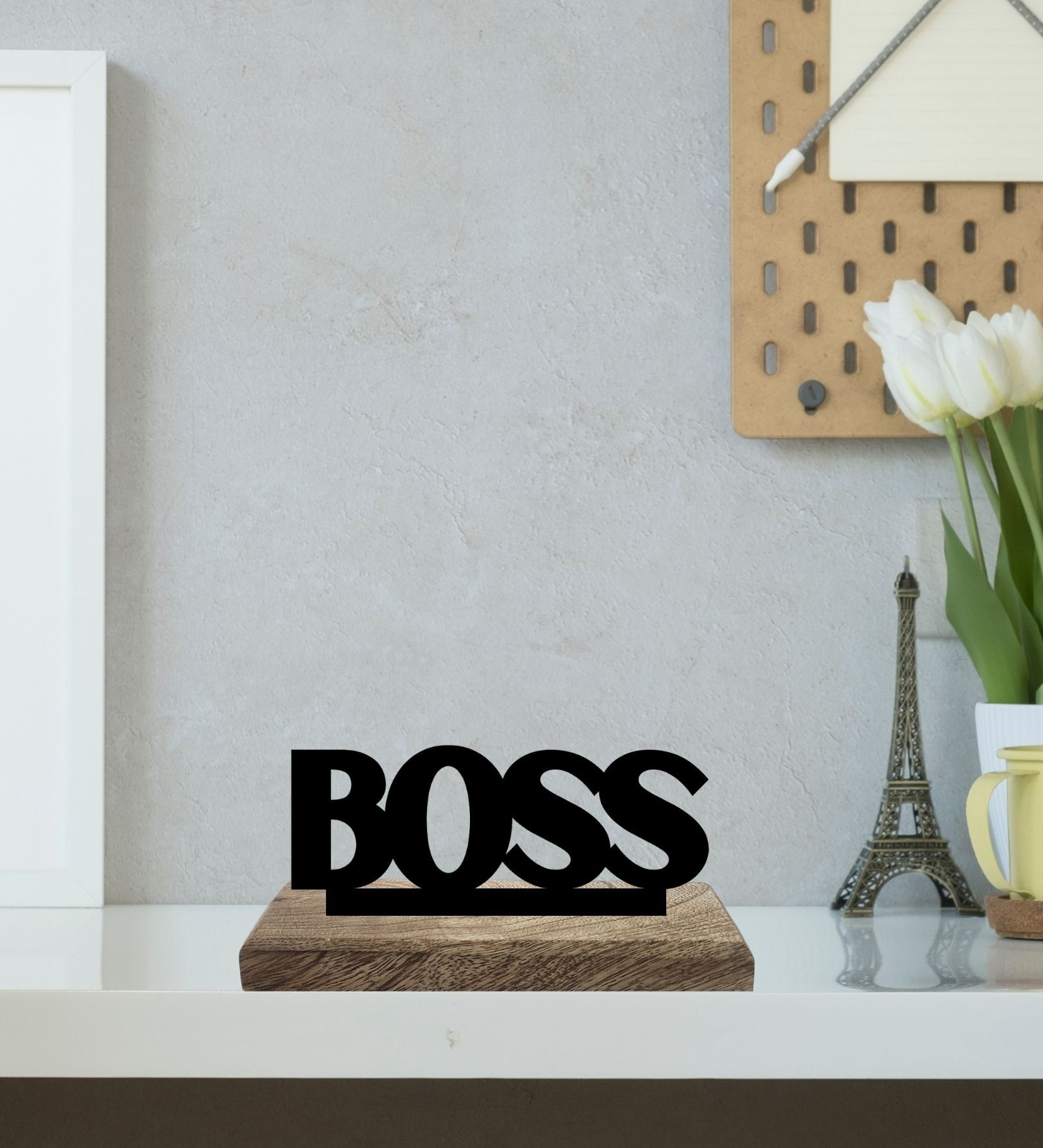 Buy Boss Black Mango Wood & Iron Showpiece at 7% OFF by Elysian Dekor ...