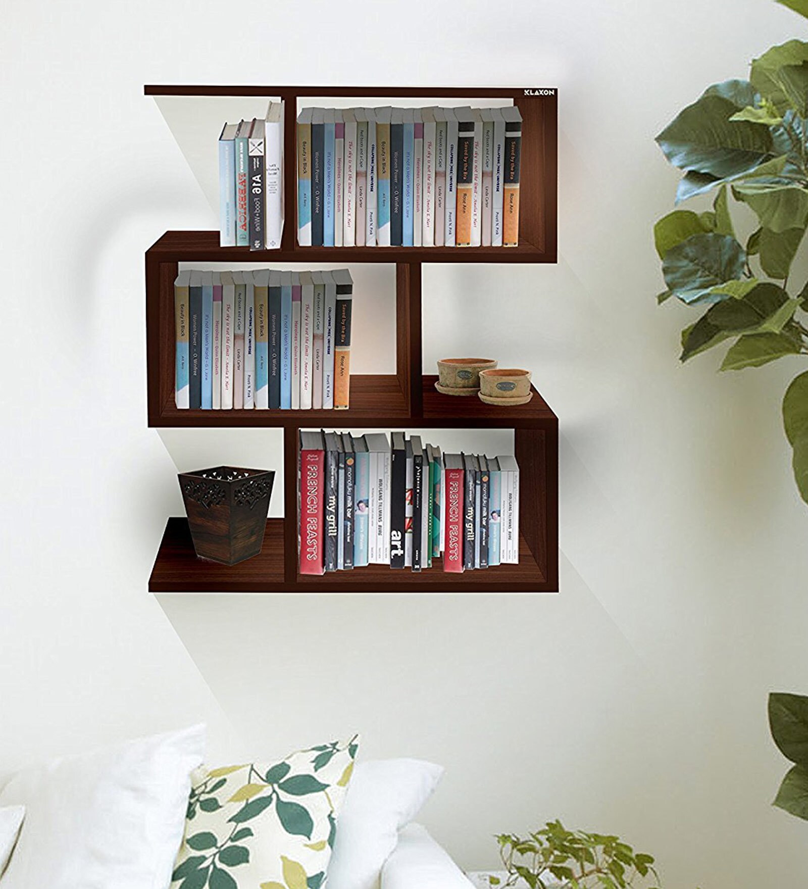 Buy Engineered Wood Wall Shelf by Klaxon at 14% OFF by Klaxon | Pepperfry