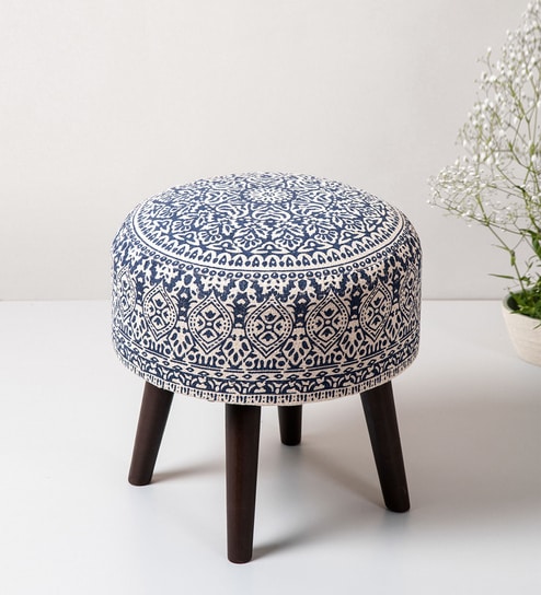 Blue Seating Stools Online @Upto 70% OFF | Pepperfry