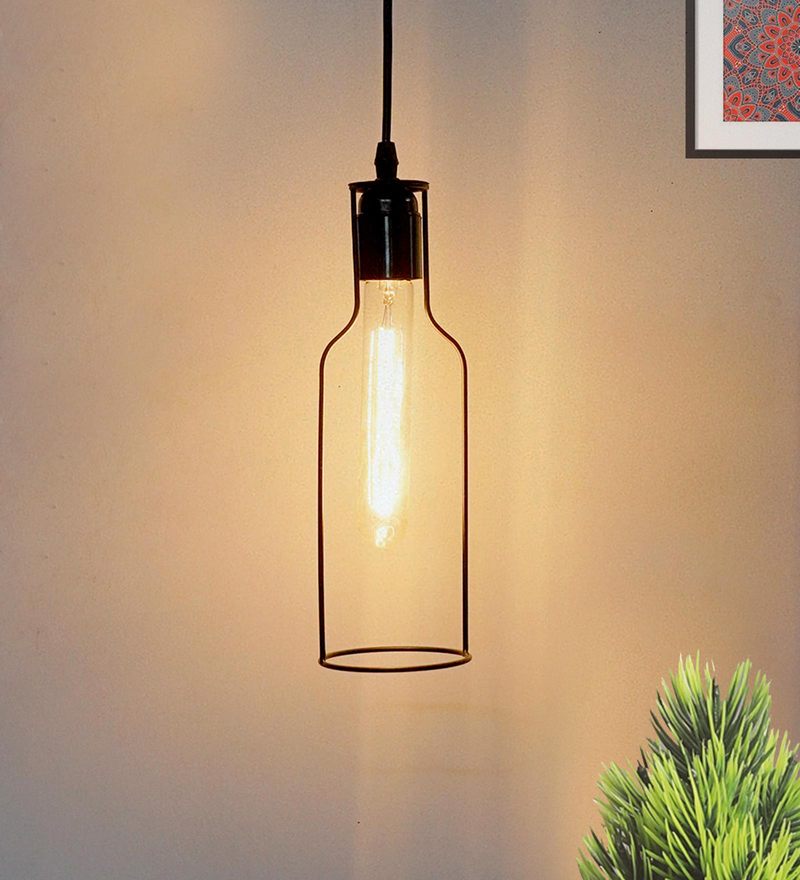 Wire Black Pendant Ceiling Light | Shelly Lighting
