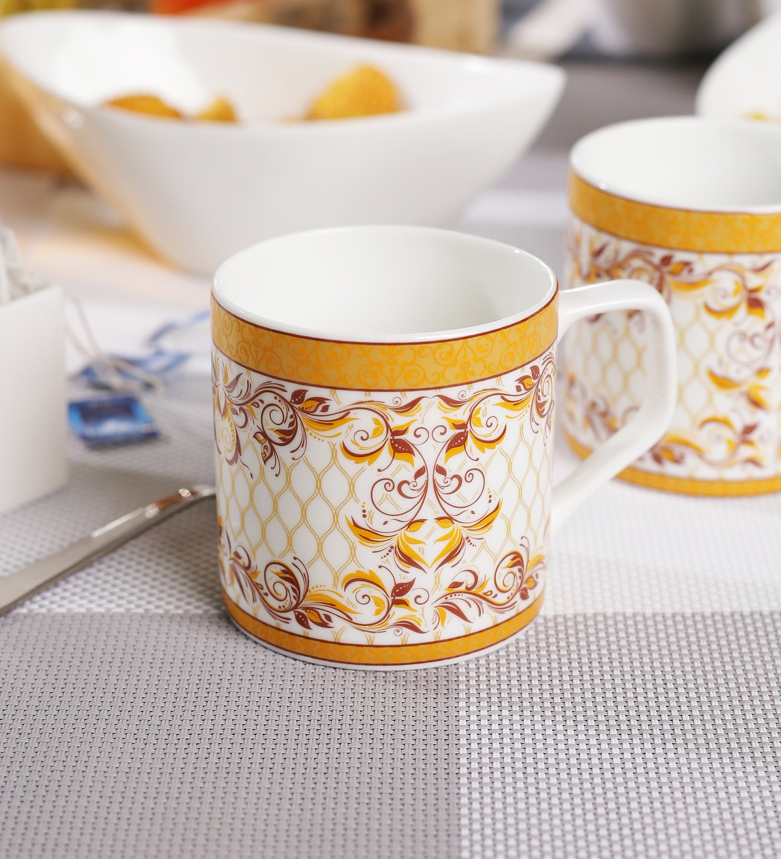 Buy BP Bharat 180 ML Bone China Mug - Set of 6 Online - Mugs - Mugs ...