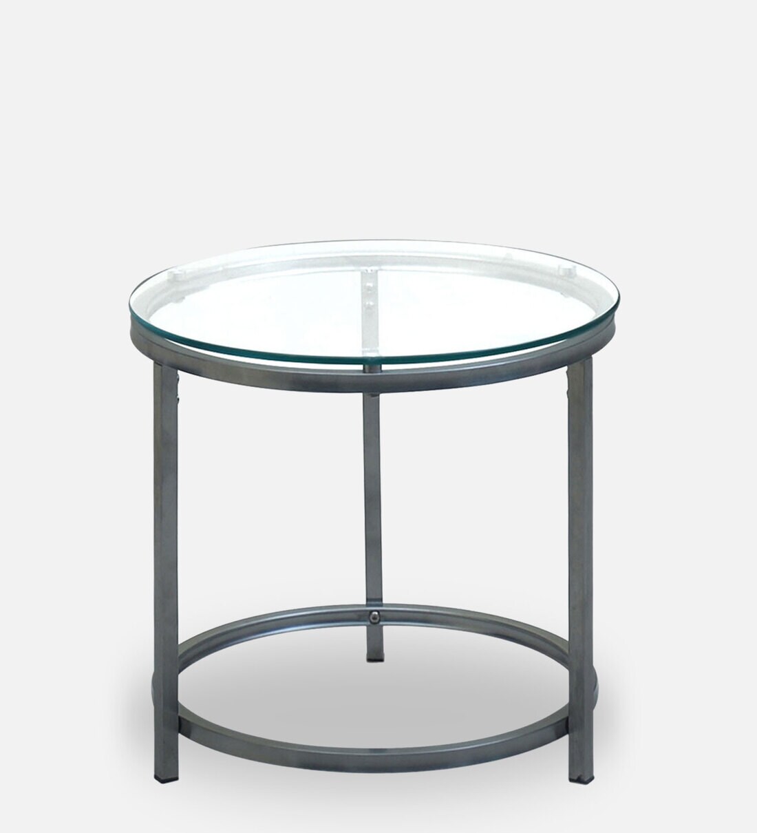 Buy Britz Metal Round Side Table in Clear Colour at 57% OFF by @home ...