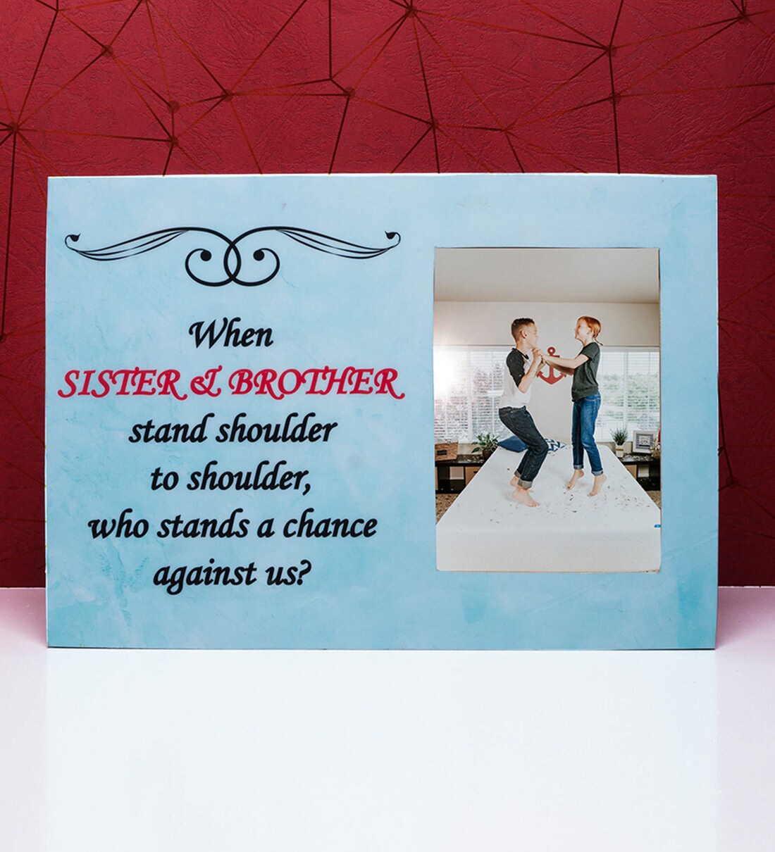 Buy Brother Sister 4X5 Photo Frame by Golden Peacock Online - Single ...