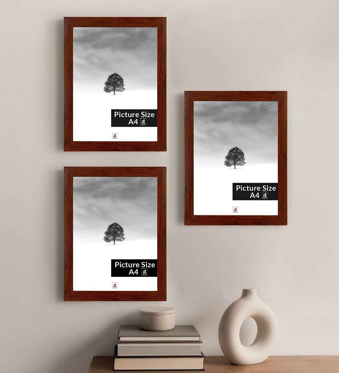 Buy Brown Photo frames Set Of 3 Decoration at 6% OFF by Art Street ...