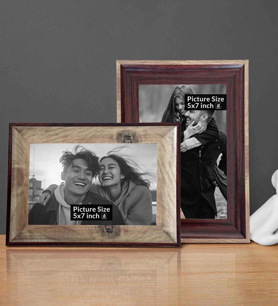 Buy Brown Combo Set of 2 Table Photo Frames Wall Hanging at 40% OFF by ...