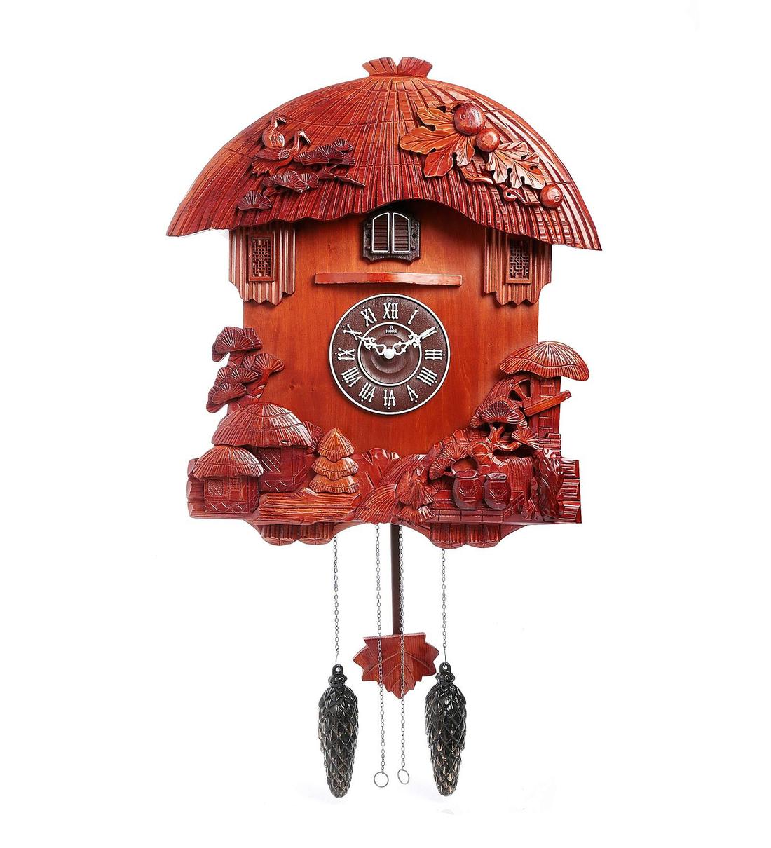 Buy Brown Solid Wood Analog Cuckoo Clock by Horo at 30% OFF by Horo ...