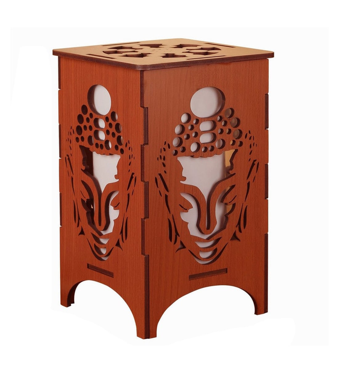 Buy Brown MDF Table Lamp by Sehaz Artworks Online - Traditional Table ...