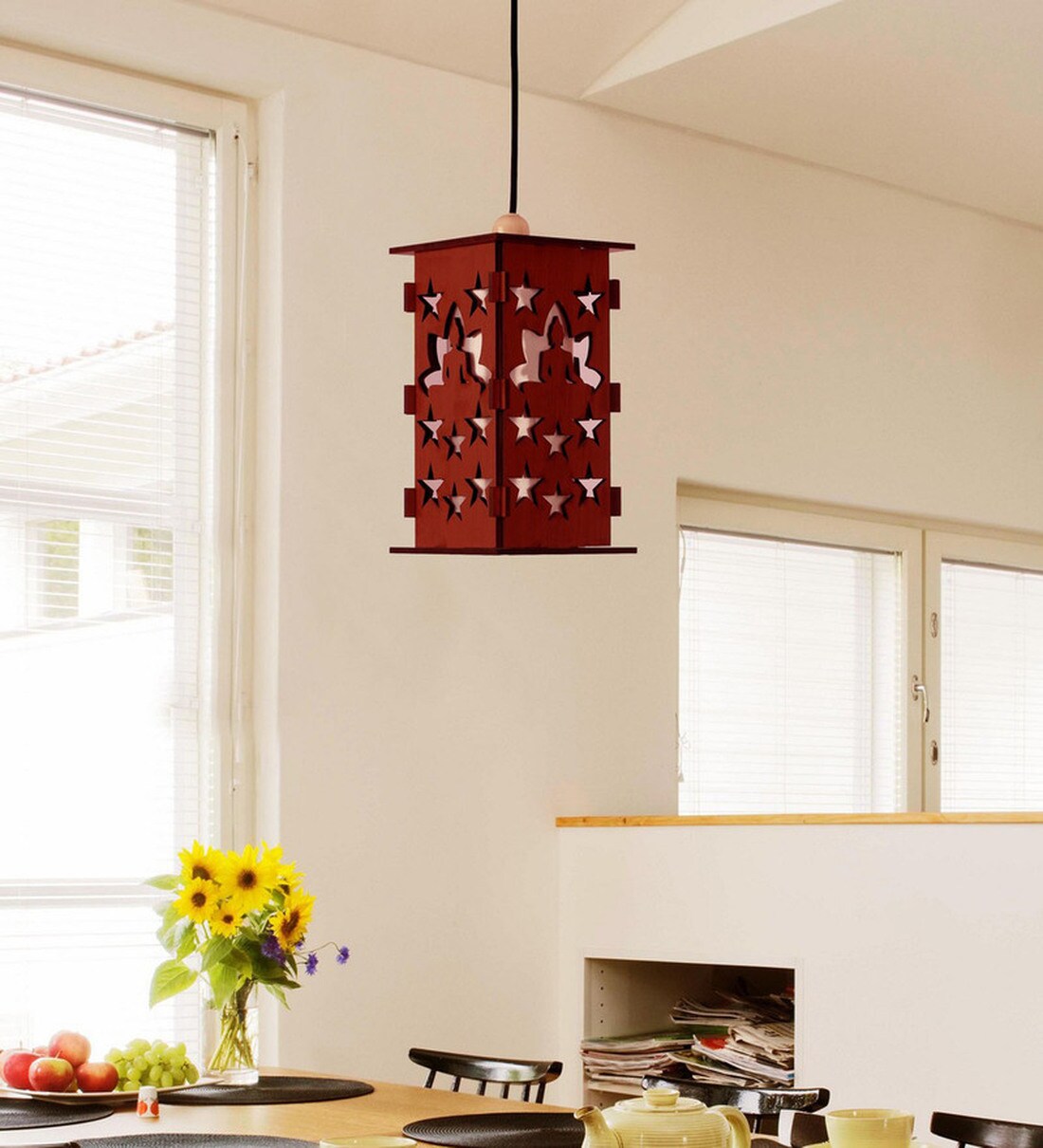 Buy Brown MDF Hanging Light by Sehaz Artworks at 84% OFF by Sehaz ...