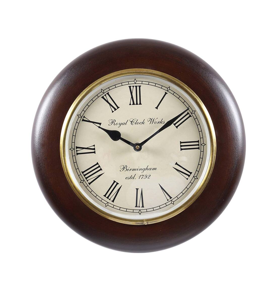 Buy Brown MDF Wall Clocks by Aapno Rajasthan Online - Modern Wall ...
