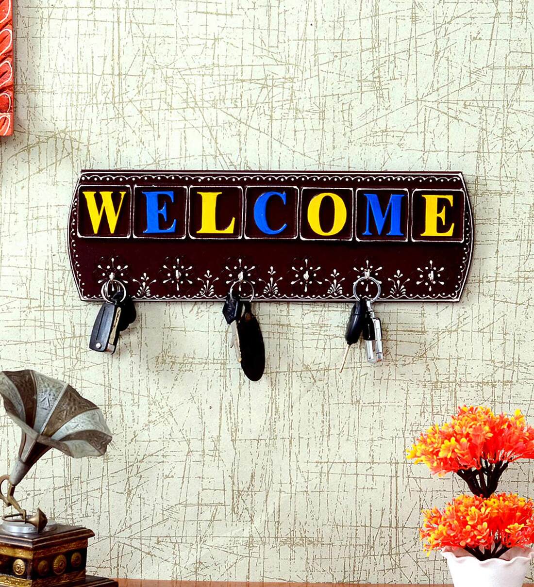 Buy Brown Mdf Welcome Decorative Key Holder at 3% OFF by Craft Tree ...