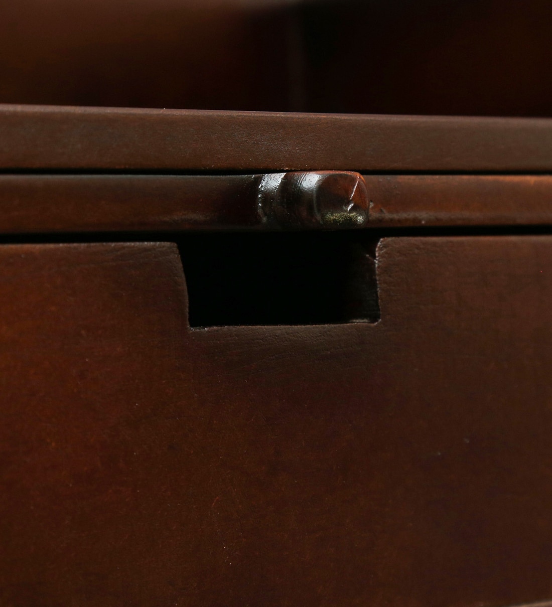 Buy Brown Pine Wood Pooja Mandir Without Door By D Dass Online - Pooja ...