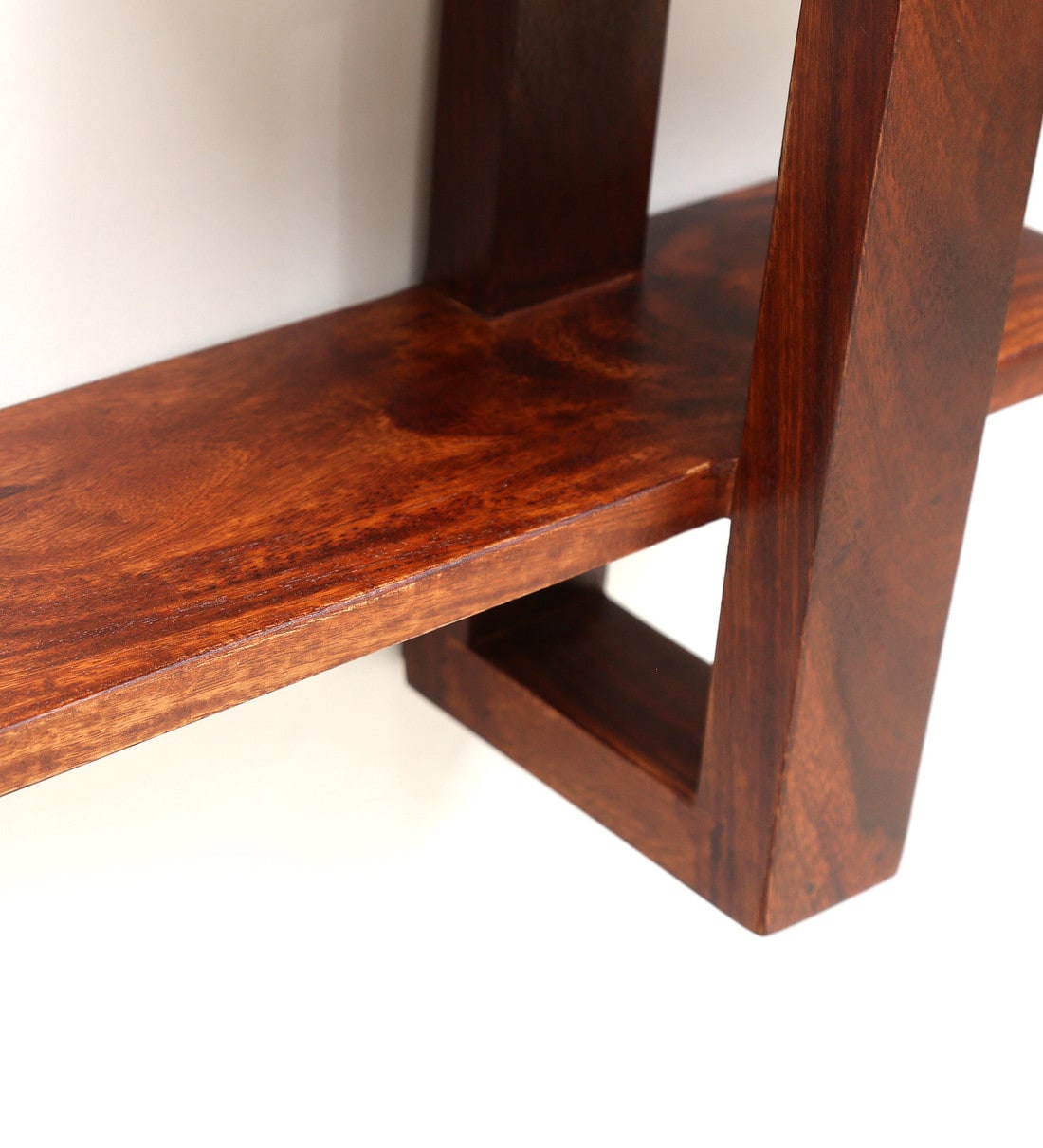 Buy Sheesham Wood Book shelf in Honey Oak Finish by Wooden Mood Online ...