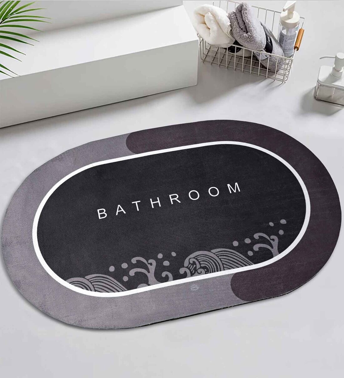 Buy Brown Slogan Polyester 23x16 Inches AntiSkid Bath Mat at 37% OFF by ...