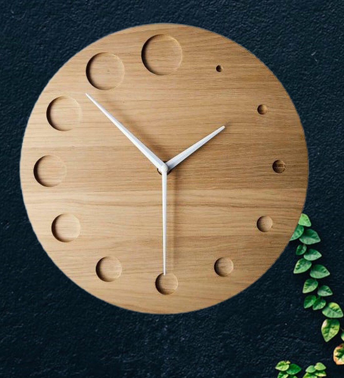 Buy Brown Wooden Planet Wall Clock by Scottish Icon at 14% OFF by ...