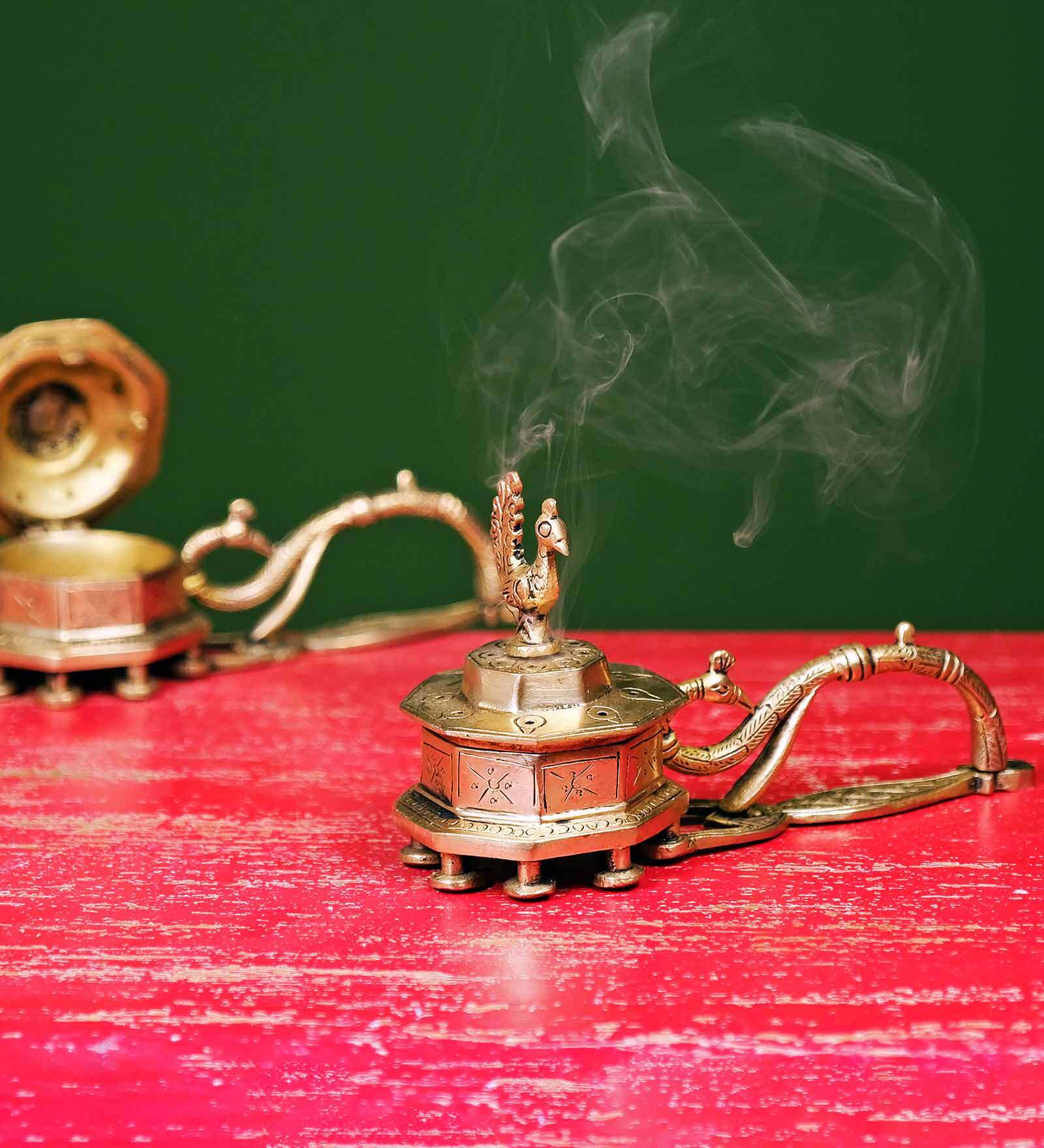 Buy Brass Dhoop Dhani Burner By Ekaa at 10% OFF by Ekaa | Pepperfry