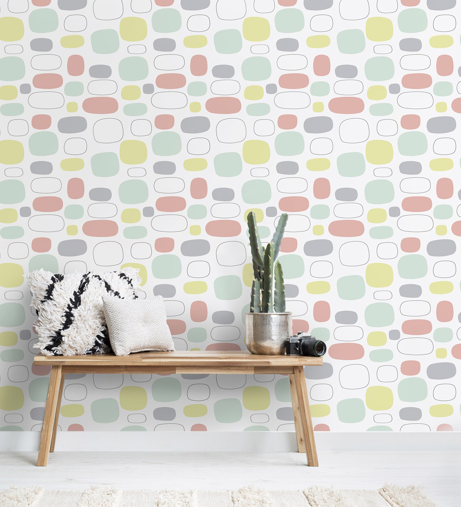 Buy Bricks Multicolour Paper Wallpaper at 10% OFF by The Wall ...