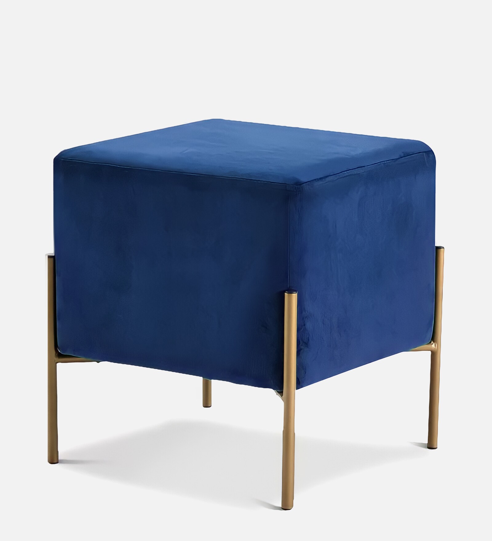 Buy BRICKS Metal Seating Stool in Blue Colour at 60% OFF by SMC ...