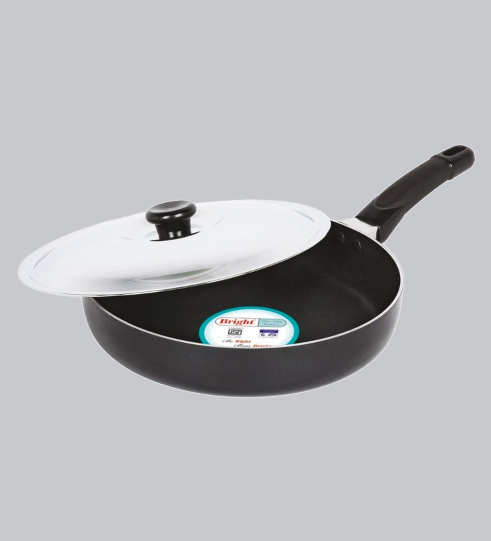 Buy Bright Home Appliances Aluminium Non-Stick Fry Pan,9.8 Inch Online ...