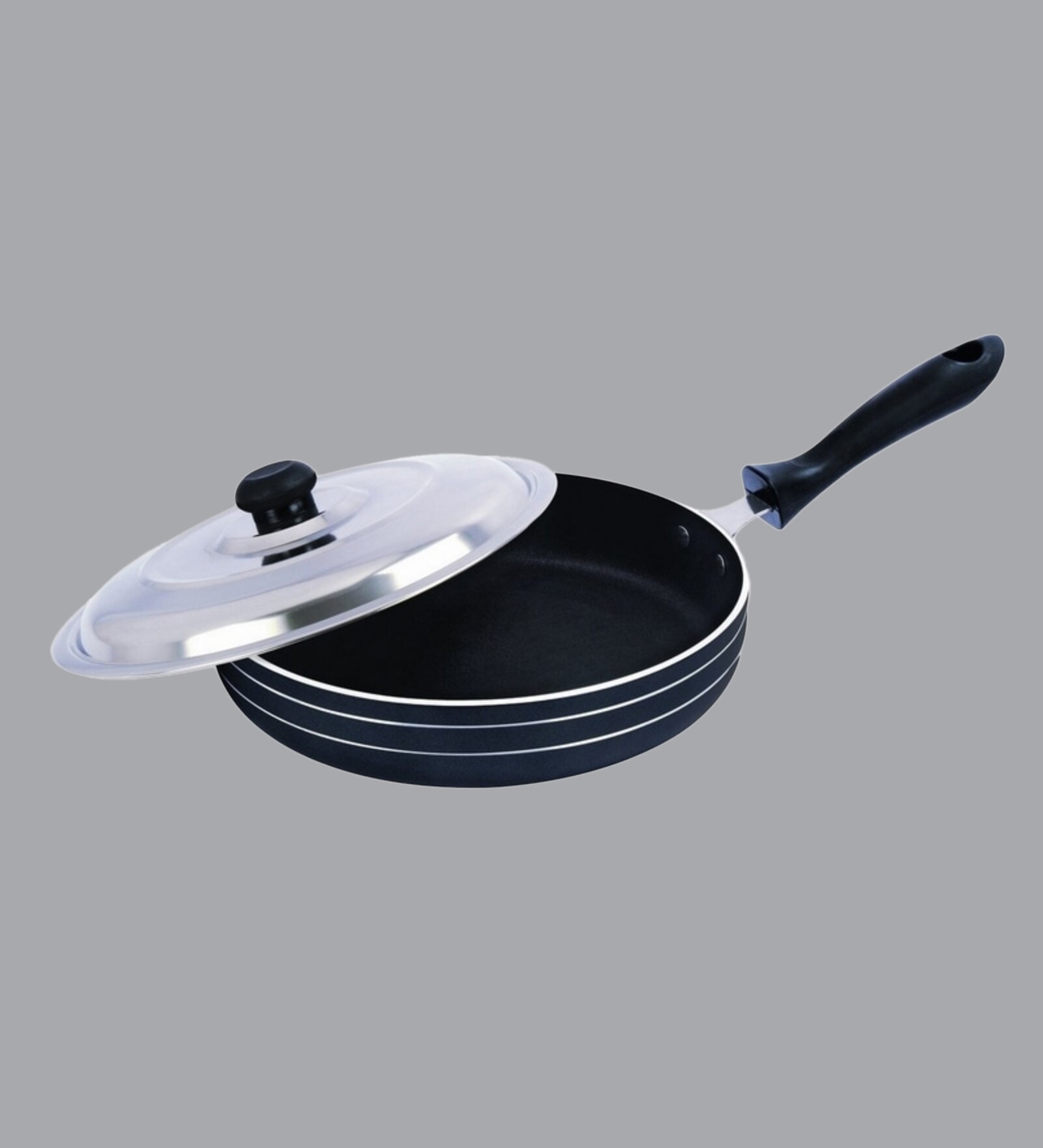 Buy Bright Home Appliances Aluminium Non-Stick Fry Pan Online - Frying ...