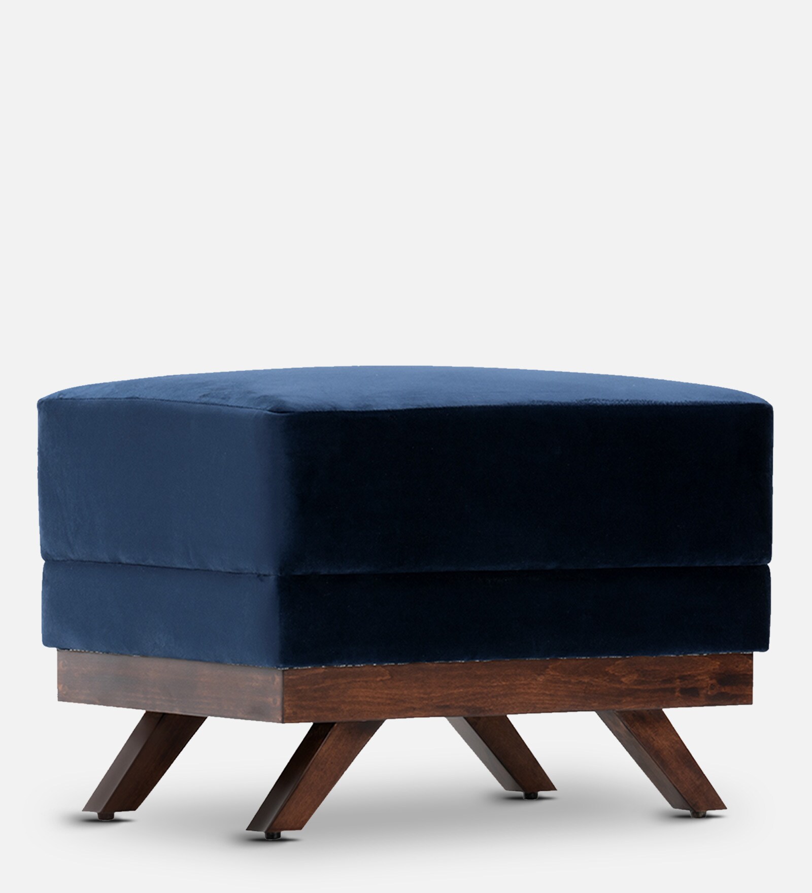 Buy Brio Seating Stool in Navy Blue Colour at 50% OFF by Durian | Pepperfry