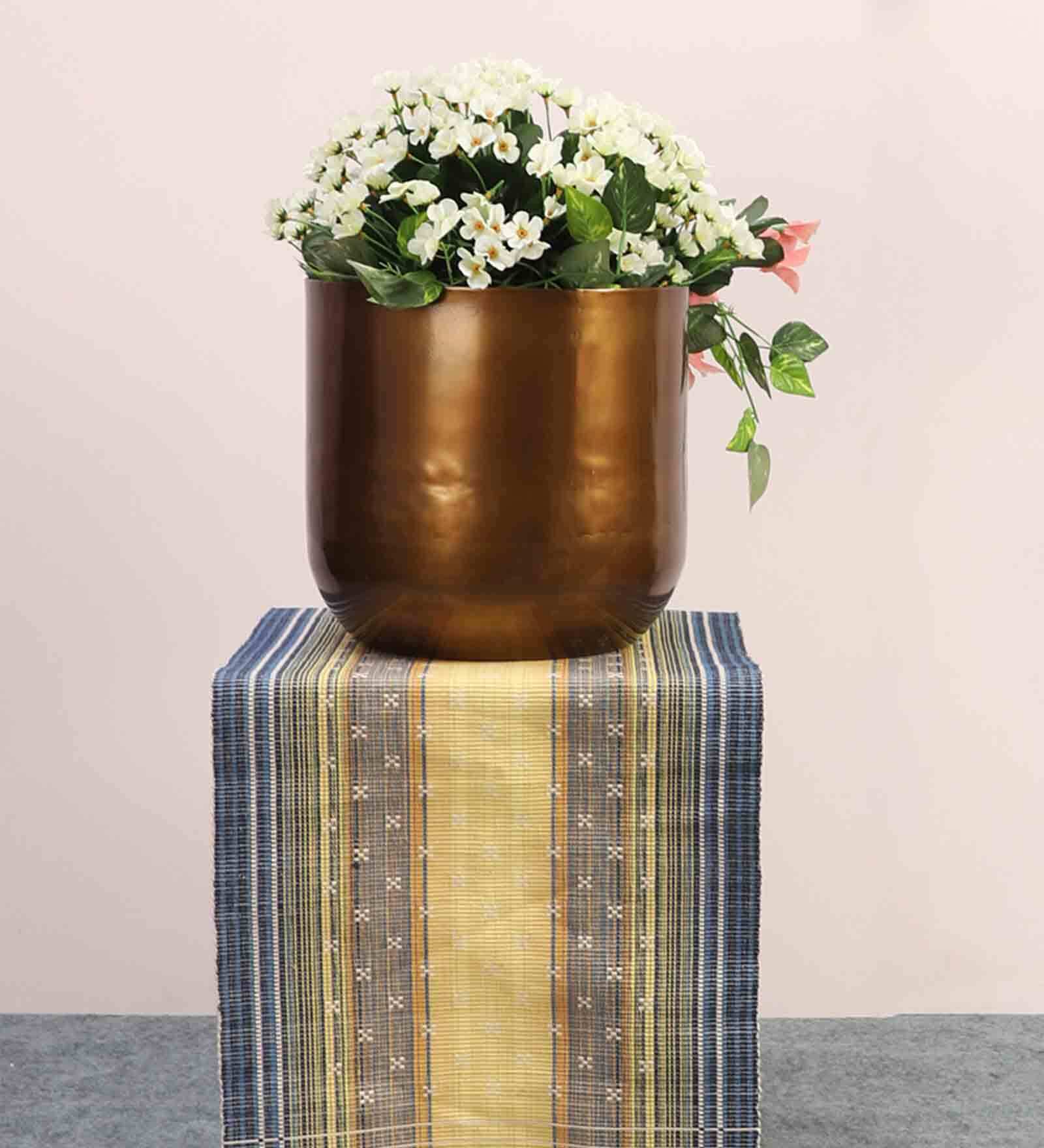 Buy Bronze Metal Floor Planters at 36% OFF by Pristine Interiors ...