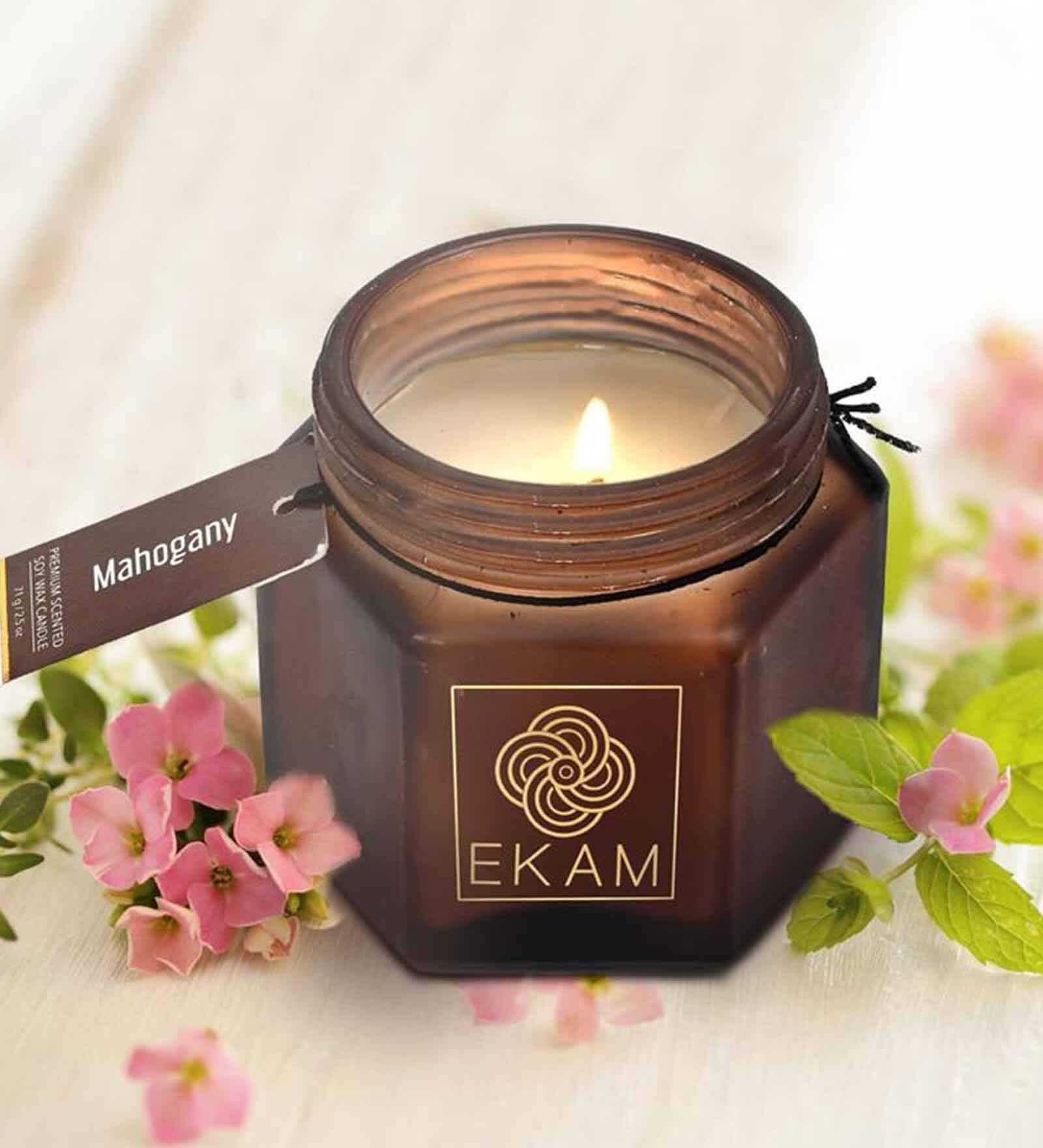 Buy Black Tea & Pomegranate Hexa Soy Wax Scented Jar Candle at 15% OFF ...