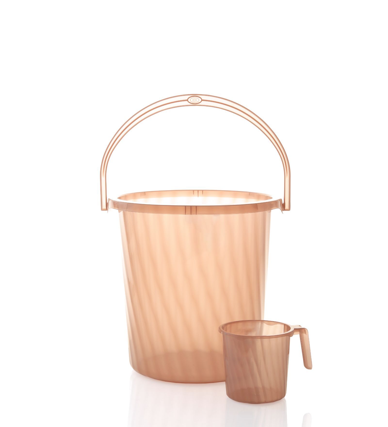 Buy Brown 20 Ltr Polypropylene Bucket Set (Set of 2) at 31% OFF by ...