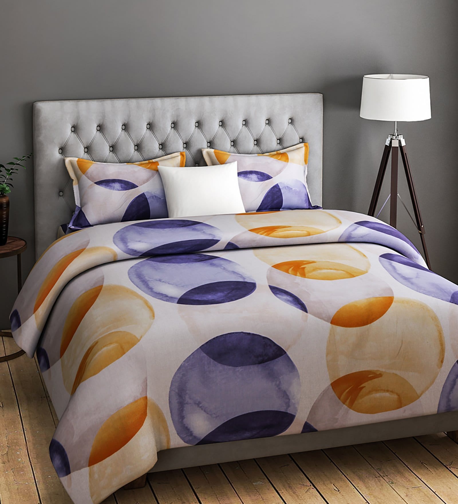 Buy Cotton 200TC King Size Bedsheet with 2 Pillow Covers by Rago at 41% ...