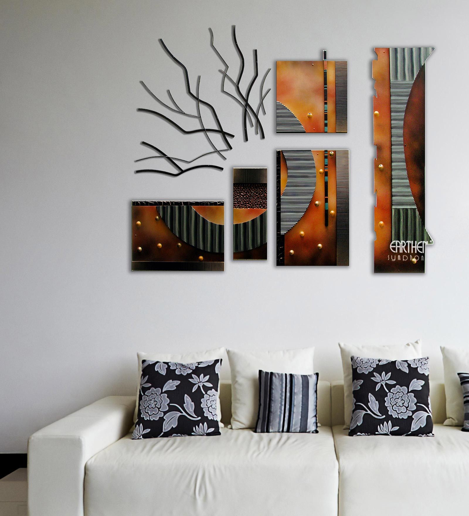 Buy Brown MDF Infinity Wall Mural By Earthen Symphony at 23% OFF by ...