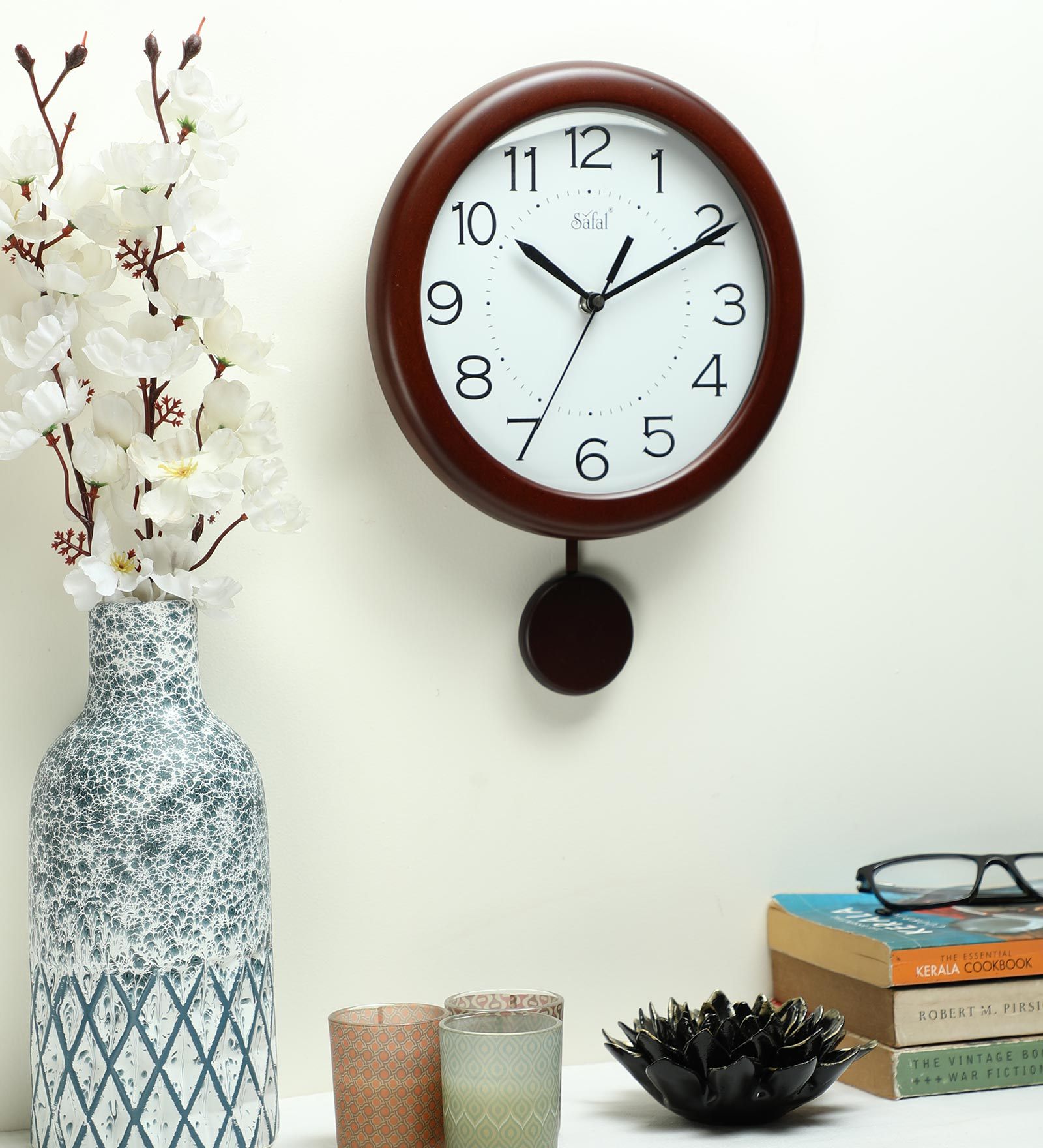 Buy Brown Engineered Wood Analog Pendulum Clock At 61 OFF By Safal Buy Brown Engineered Wood Analog Pendulum Clock At 61 OFF By Safal